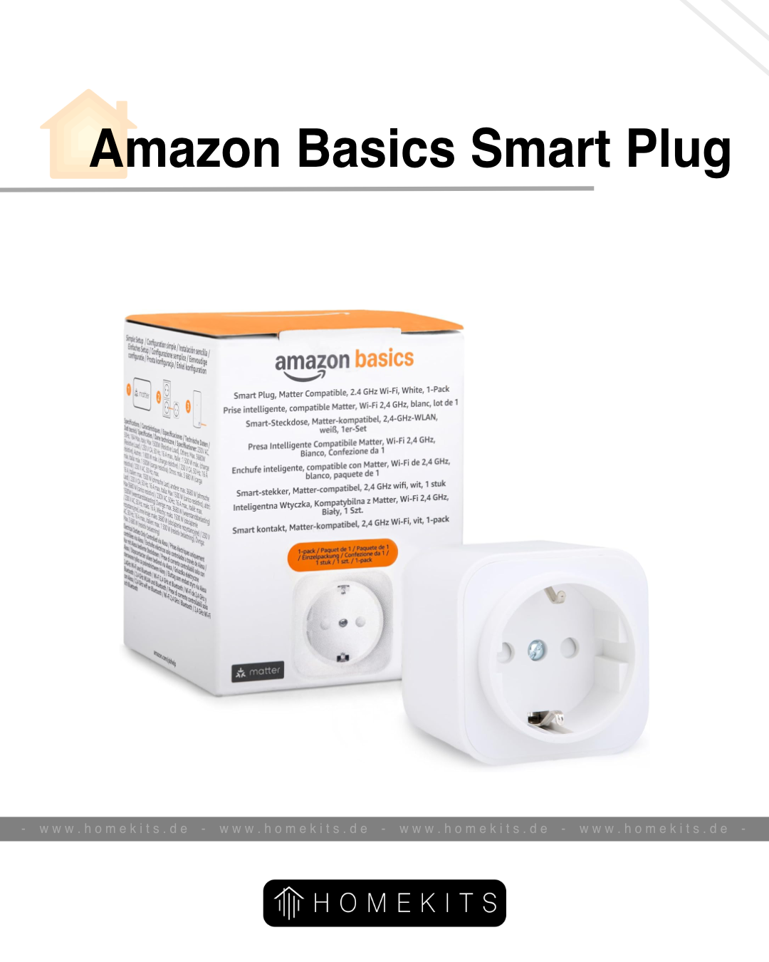 Amazon Basics Smart Plug Neu – HomeKits.de