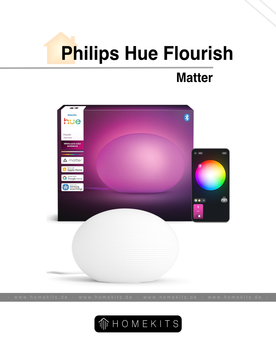 Philips Hue Flourish Matter Neu – HomeKits.de